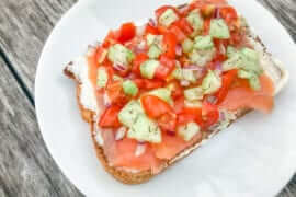 Smoked Salmon on Toast – a Healthy Gluten-Free Breakfast - Ancestral ...
